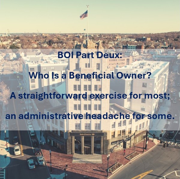 BOI Part Deux: Who Is a Beneficial Owner? A straightforward exercise ...